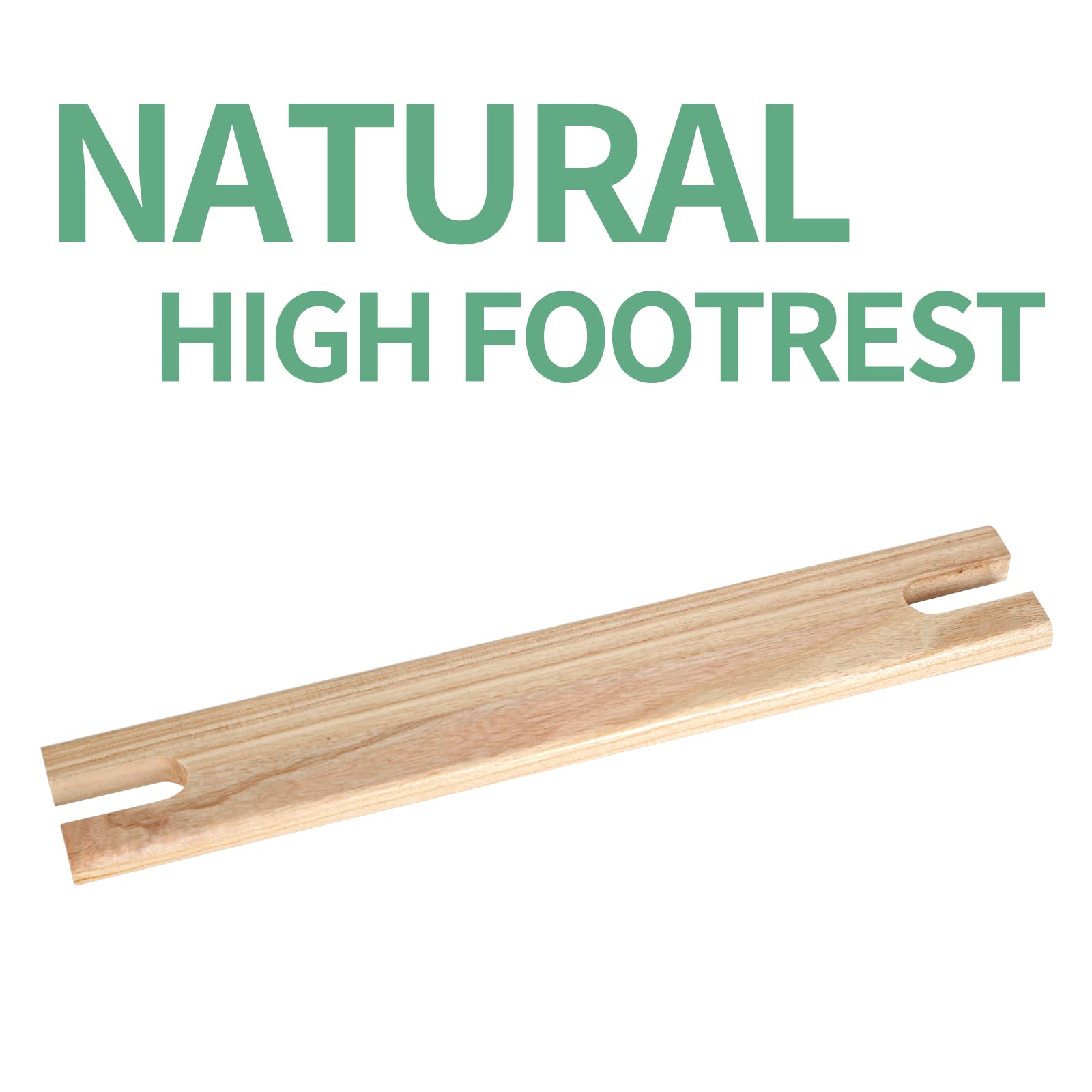 High Chair Footrest Compatible with IKEA Antilop - 100% Non-Slip Adjustable Accessories Wooden Foot Rest Compatible with Antilope Highchair Accessories Baby