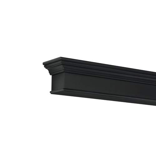 Pearl Mantels Mantel Shelf, 72", Black