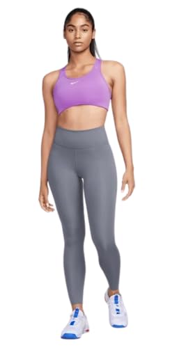 Nike Women's Victory Compression Bra (Medium) Violet/White