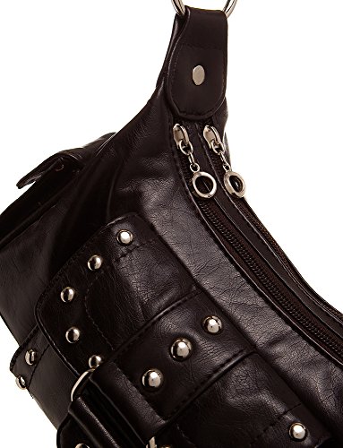 Handbags For All Silver Studded Hobo women handbag Shoulder Handbag