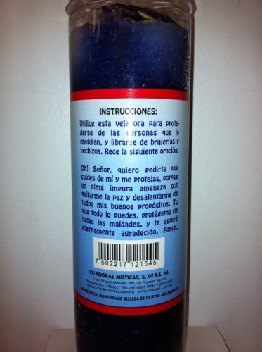 Destroy Witchcraft (Arrasa Brujeria) 7 Day Prepared Scented Candle in Glass