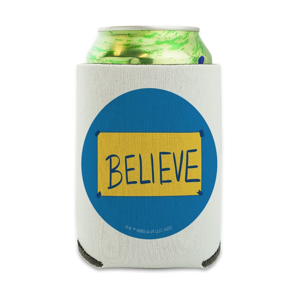 Ted Lasso Believe Can Cooler - Drink Sleeve Hugger Collapsible Insulator - Beverage Insulated Holder