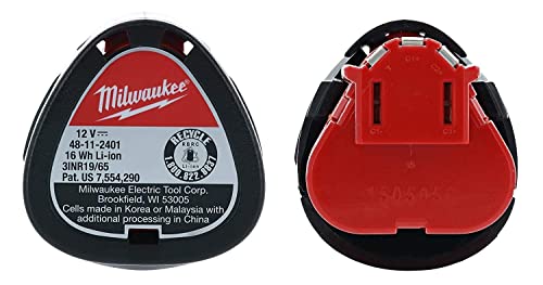 Milwaukee 48-11-2411 M12 Redlithium 2 Pack - Cp Bat