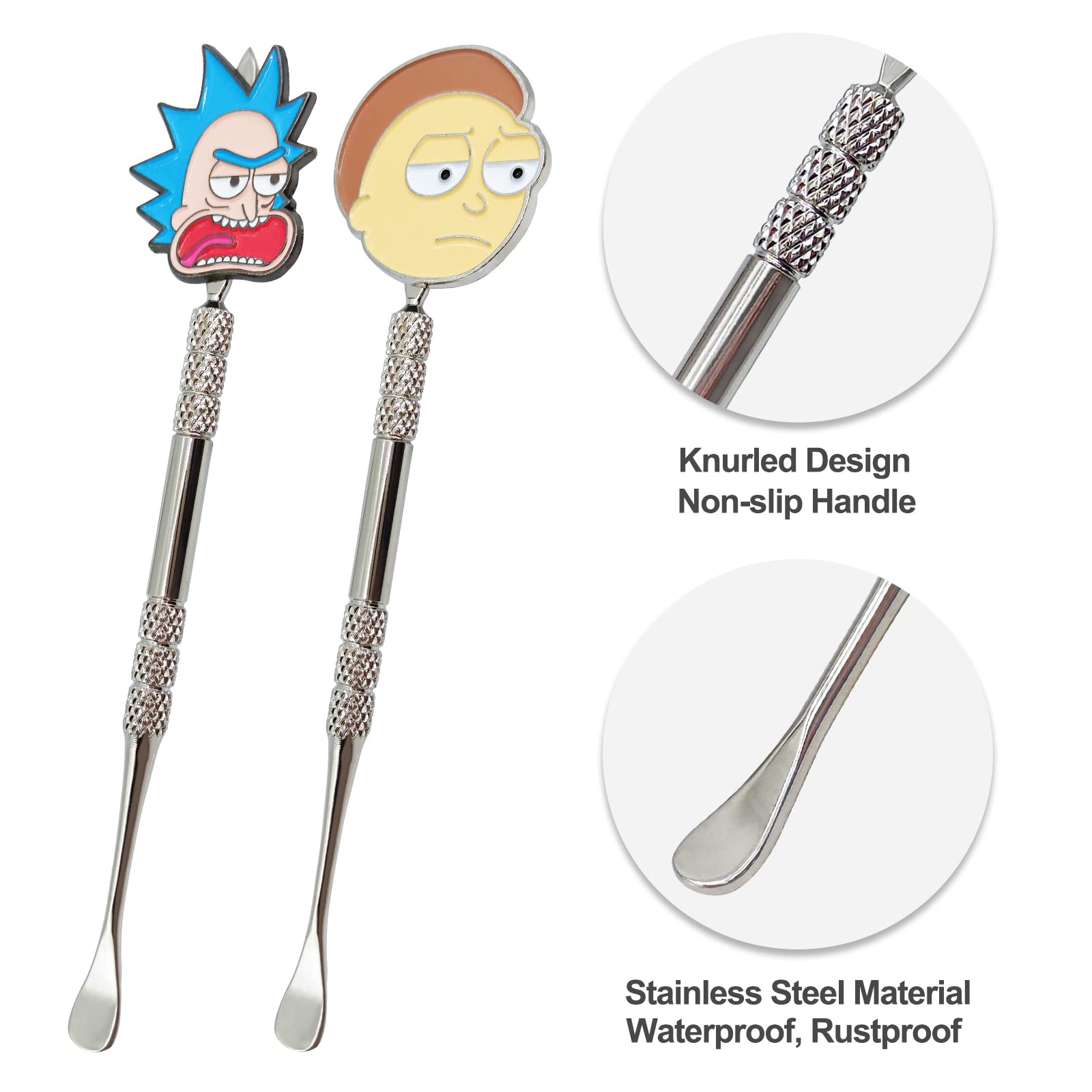 Waxmaid 2 Packs Wax Carving Tool, 4.7 inch Cartoon Toy Gift Stainless Steel Wax Sculpting Tool