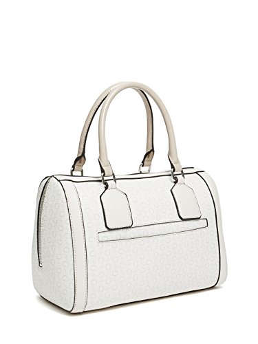GUESS Factory Women's Burnley Faux-Leather Logo Box Satchel