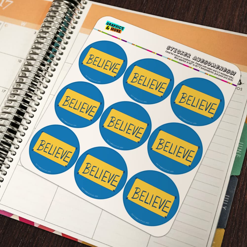 Ted Lasso Believe Planner Calendar Scrapbooking Crafting Stickers