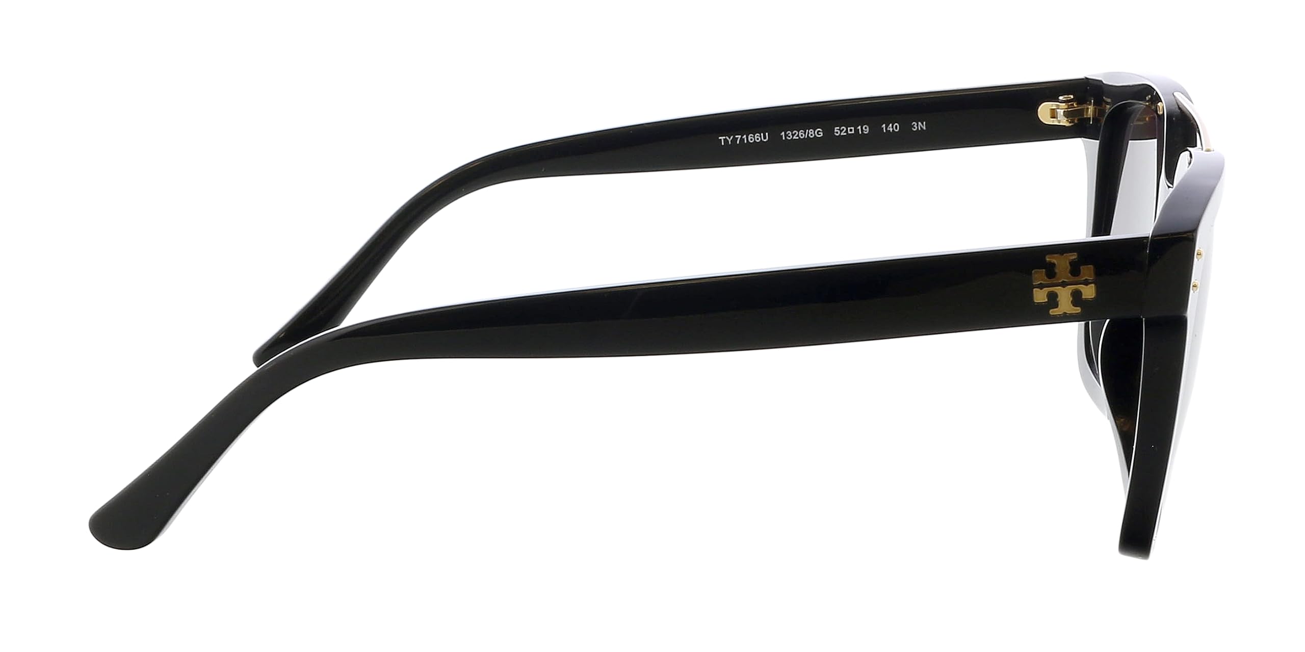 Tory Burch TY7166U 1326/8G Sunglasses Women's Black/Grey Gradient Lenses 52mm