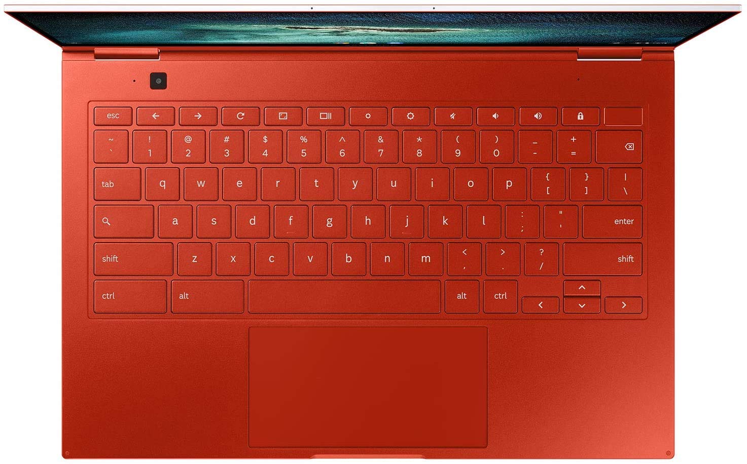 SAMSUNG 13.3" Galaxy Chromebook Laptop Computer w/ 256GB Storage, 8GB RAM, 4K AMOLED Touchscreen Display, HD Intel Core I-5 Processor, Ultra Slim, US Warranty, Fiesta Red