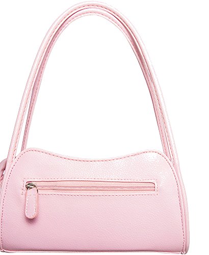 Small Double Handle Hobo Pink Women Handbag By Handbags For All