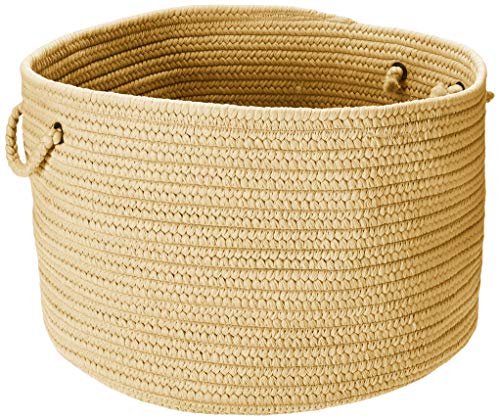 Colonial Mills Boca Raton Pale Banana Utility Basket 18in x 12in