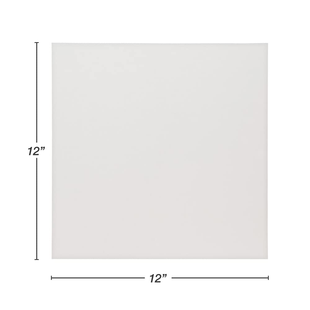 Samsill 50 Pack 12" x 12" .007" Clear Craft Plastic Sheets Compatible with Cricut, Stencils, Cards, Journals, Crafts, 3D Embellishments, Clear Craft Plastic,Acetate
