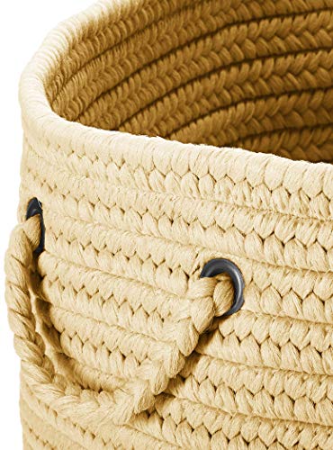 Colonial Mills Boca Raton Pale Banana Utility Basket 18in x 12in