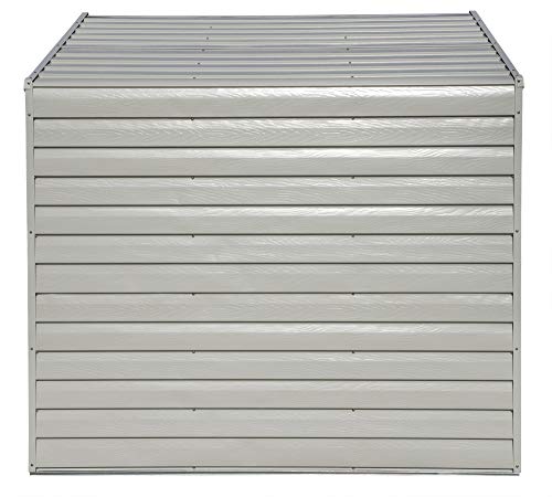 Arrow Shed 4' x 7' Yardsaver Compact Galvanized Steel Storage Shed with Pent Roof