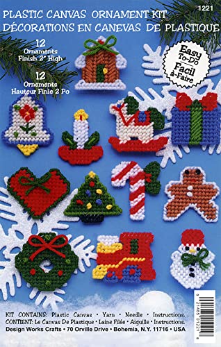 Tobin Country Christmas Plastic Canvas Ornament Kit, Original