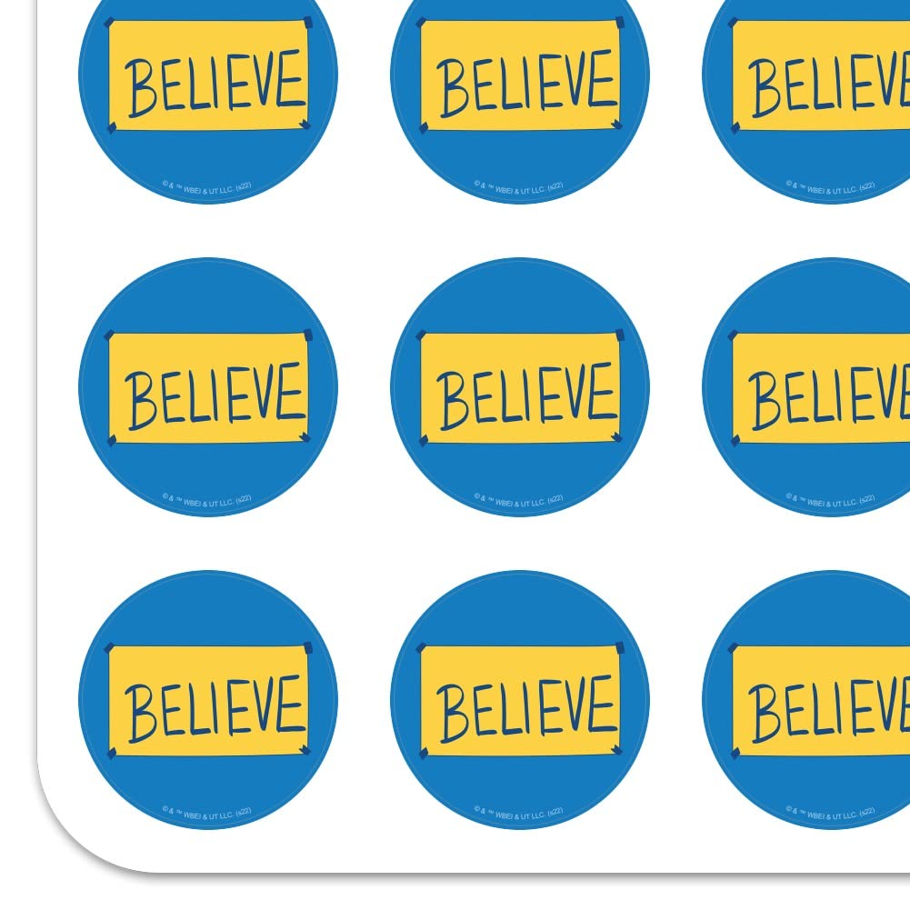 Ted Lasso Believe 1" Planner Calendar Scrapbooking Crafting Clear Stickers