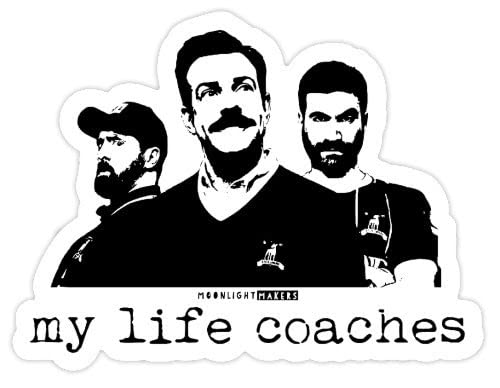 Funny Die Cut Bumper Stickers, Car Art, Bike Vinyl, Weatherproof (My Life Coaches)