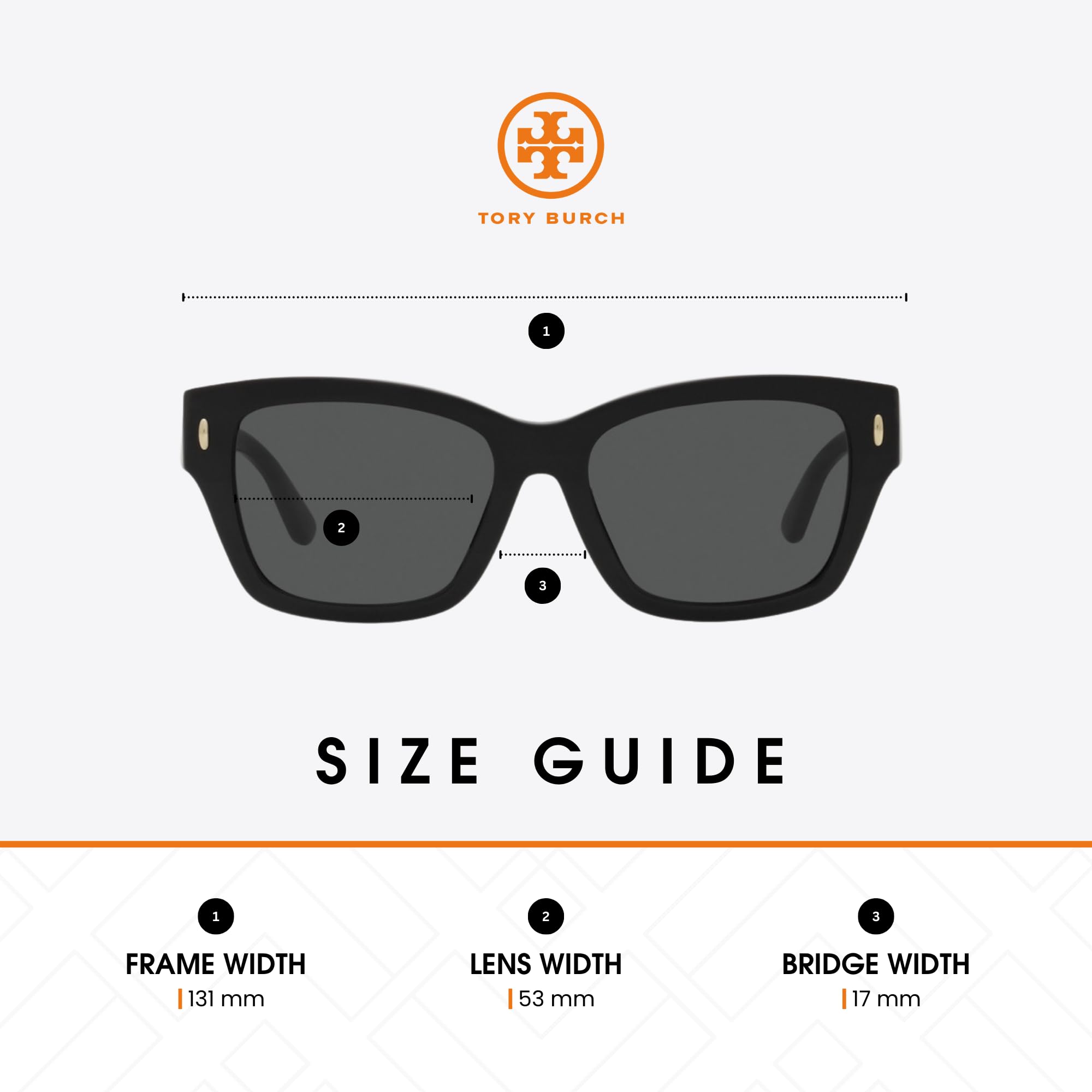 Tory Burch TY7167 170987 53MM Black/Grey Solid Rectangular Sunglasses for Women + BUNDLE With Designer iWear Eyewear Kit