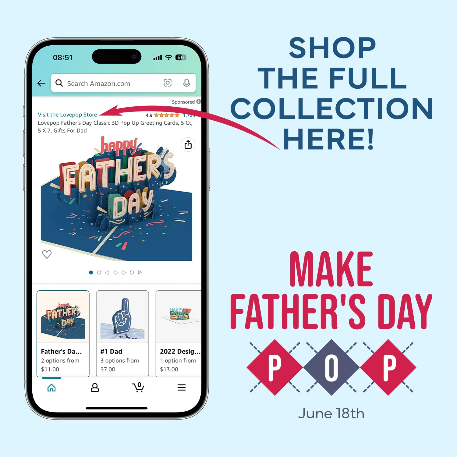 Lovepop Ted Lasso Happy Father's Day Pop-Up Card, 5 X 7”, Funny Card for Husband or Dad, Greeting Card with Envelope