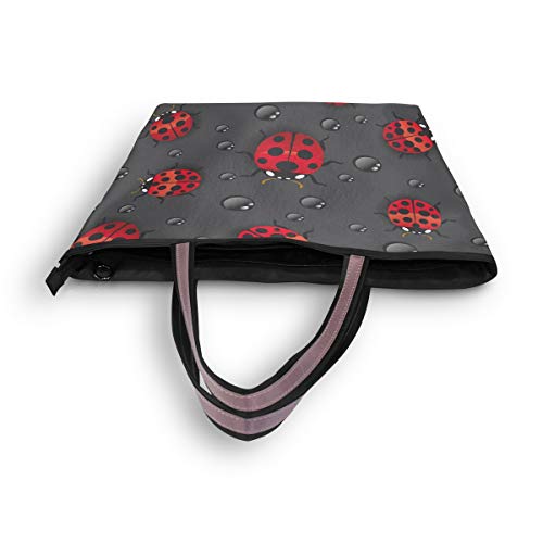 Shoulder Handbag Ladybug Rain Women Handle Bag