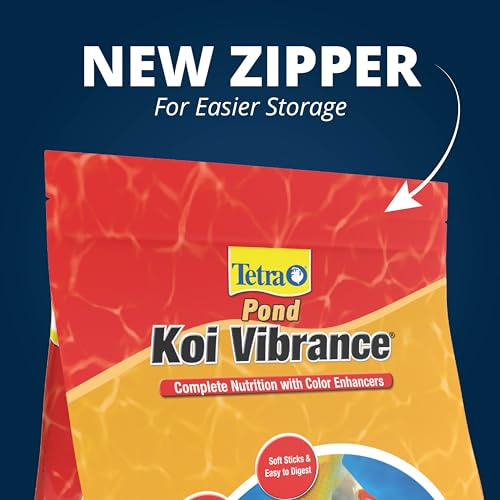 TetraPond Koi Vibrance Soft Sticks, Floating Pond Food, 2.42 Pounds
