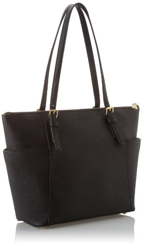 Michael Kors Women's Jet Set Item East/West Trapeze Tote-Black, One Size