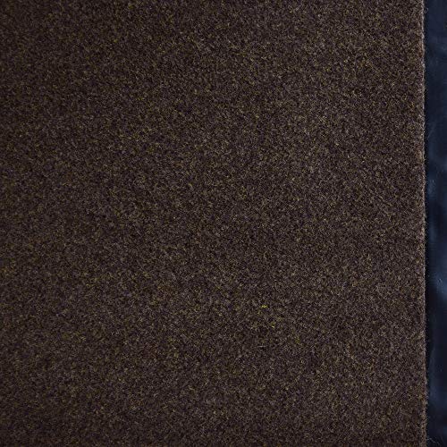 iCustomRug Heavy Duty Interior/Exterior Waterproof Utility Plush Pile Vinyl Back Runner,Mats,Area Rug, Non-Slip,70 Custom Sizes for Doorway,Balcony,Hallway,Commercial,Retail Space 4' X 9' Brown