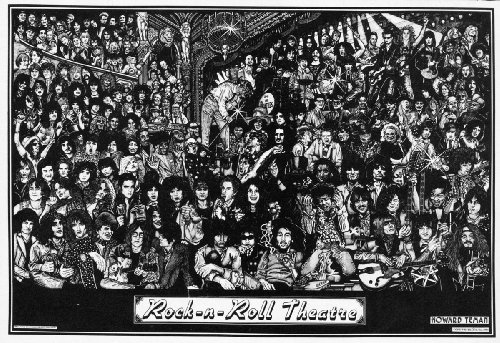 Rock & Roll Theatre Poster Poster Print, 36x24
