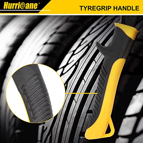 Hurricane 3 pc Aviation Tin Snips Set, Metal Cutter Shear for Cut Sheet Metal, Chrome Vanadium Steel, Straight Left and Right, Ergonomical TyreGrip Handle with Hang Hole and Safety Latch
