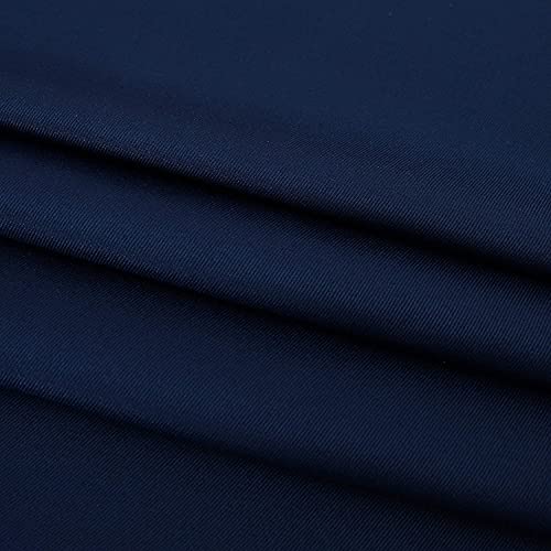 Obstal Rectangle Table Cloth, Oil-Proof Spill-Proof and Water Resistance Microfiber Tablecloth, Decorative Fabric Table Cover for Outdoor and Indoor Use (Navy Blue, 60 x 84 Inch)