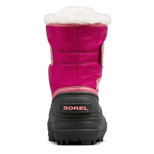 Sorel Youth Unisex Little Children's Snow Commander Boots - Tropic Pink, Deep Blush - Size 12