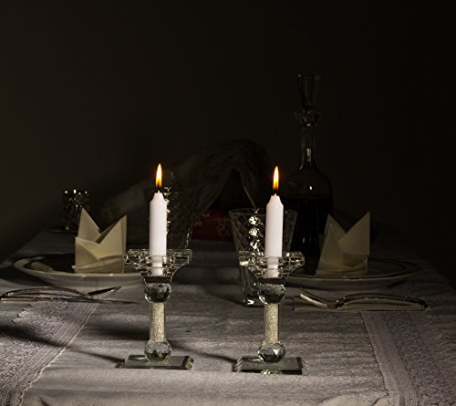 Ner Mitzvah Classic White – 4 Inch Candles - 72 Bulk Pack - for Shabbat Candles, Dinner Tables, Restaurants, Ceremonies and Emergency - 3 Hour Burn Time