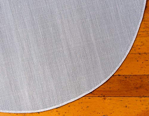 Unique Loom Williamsburg Collection Casual Transitional Solid Vibrant Area Rug, 5' 0" x 5' 0", Beige