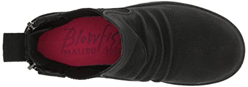 Blowfish Malibu Kids Girls Redsen-k Chelsea Boot, Black Saddlerock, 2 Little Kid