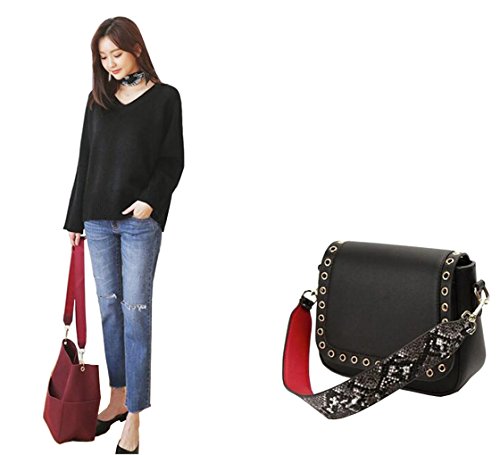 Simple Style Short Unadjustable Replacement Strap Handbags Strap Shoulder Strap PU Leather Strap for Handbags Purse Bag