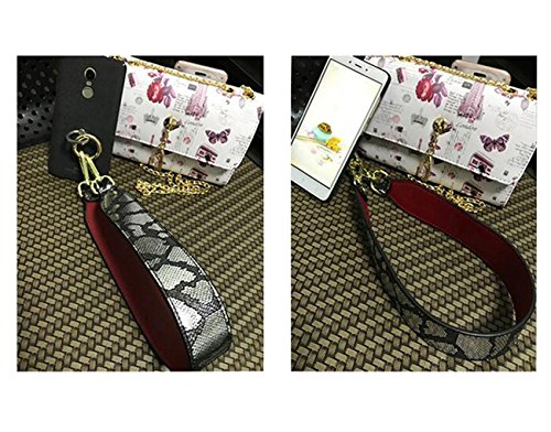 Simple Style Short Unadjustable Replacement Strap Handbags Strap Shoulder Strap PU Leather Strap for Handbags Purse Bag