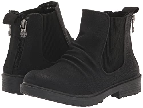Blowfish Malibu Kids Girls Redsen-k Chelsea Boot, Black Saddlerock, 2 Little Kid