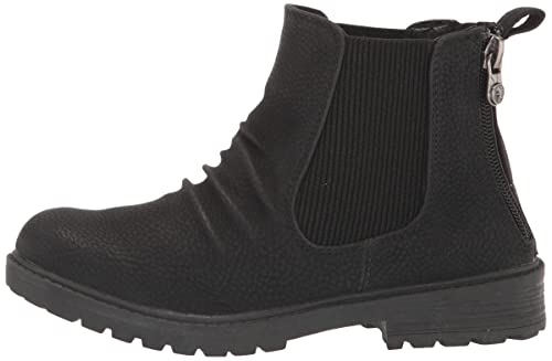 Blowfish Malibu Kids Girls Redsen-k Chelsea Boot, Black Saddlerock, 2 Little Kid