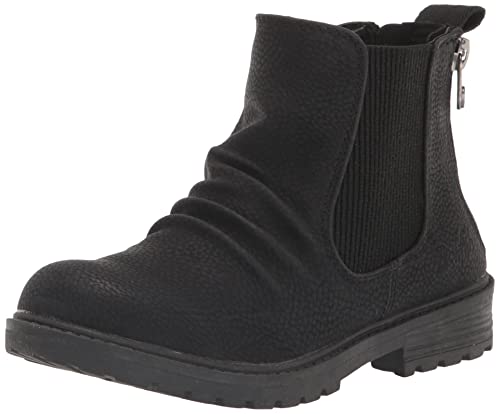 Blowfish Malibu Kids Girls Redsen-k Chelsea Boot, Black Saddlerock, 2 Little Kid