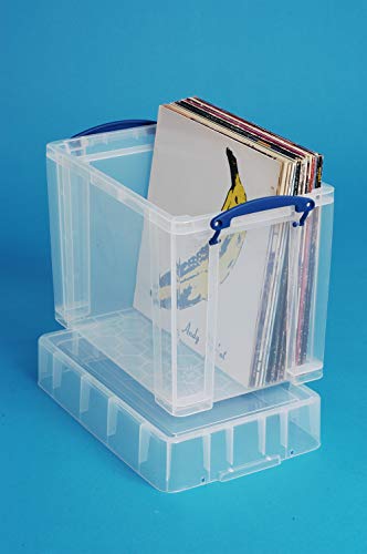 Really Useful Box Plastic Storage Box, Clear, 19 XL Litre (19CXL)