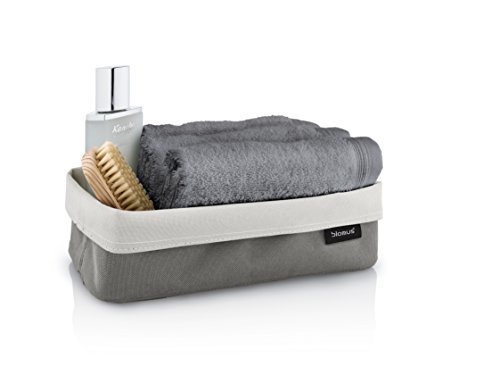 Blomus 68898 Reversible Storage Basket- Sand/Taupe