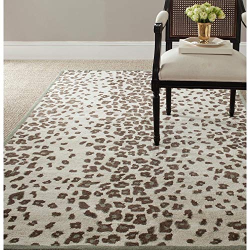 MARTHA STEWART by SAFAVIEH Collection 2'6" x 4'3" Grassland Green MSR3621A Handmade Kalahari Wool & Viscose Accent Rug