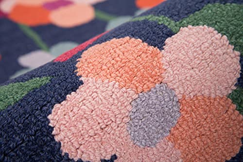 Momeni Newport Collection Area Rug, 8'0" x 10'0", Navy