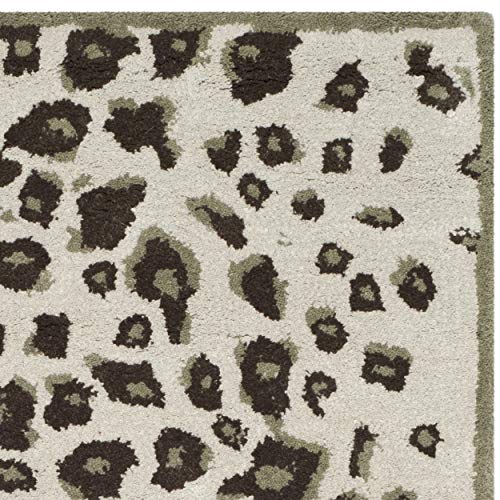 MARTHA STEWART by SAFAVIEH Collection 2'6" x 4'3" Grassland Green MSR3621A Handmade Kalahari Wool & Viscose Accent Rug