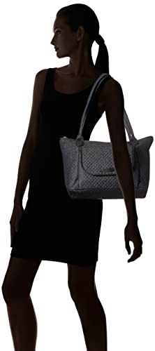 Vera Bradley Women's Denim Carson East West Tote Bag, Denim Navy, One Size