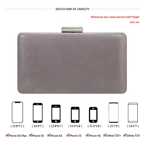 Fawziya® Evening Bags For Women Formal Luxury Clutch-Gray