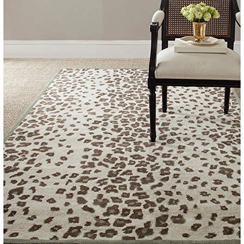 MARTHA STEWART by SAFAVIEH Collection 2'6" x 4'3" Grassland Green MSR3621A Handmade Kalahari Wool & Viscose Accent Rug