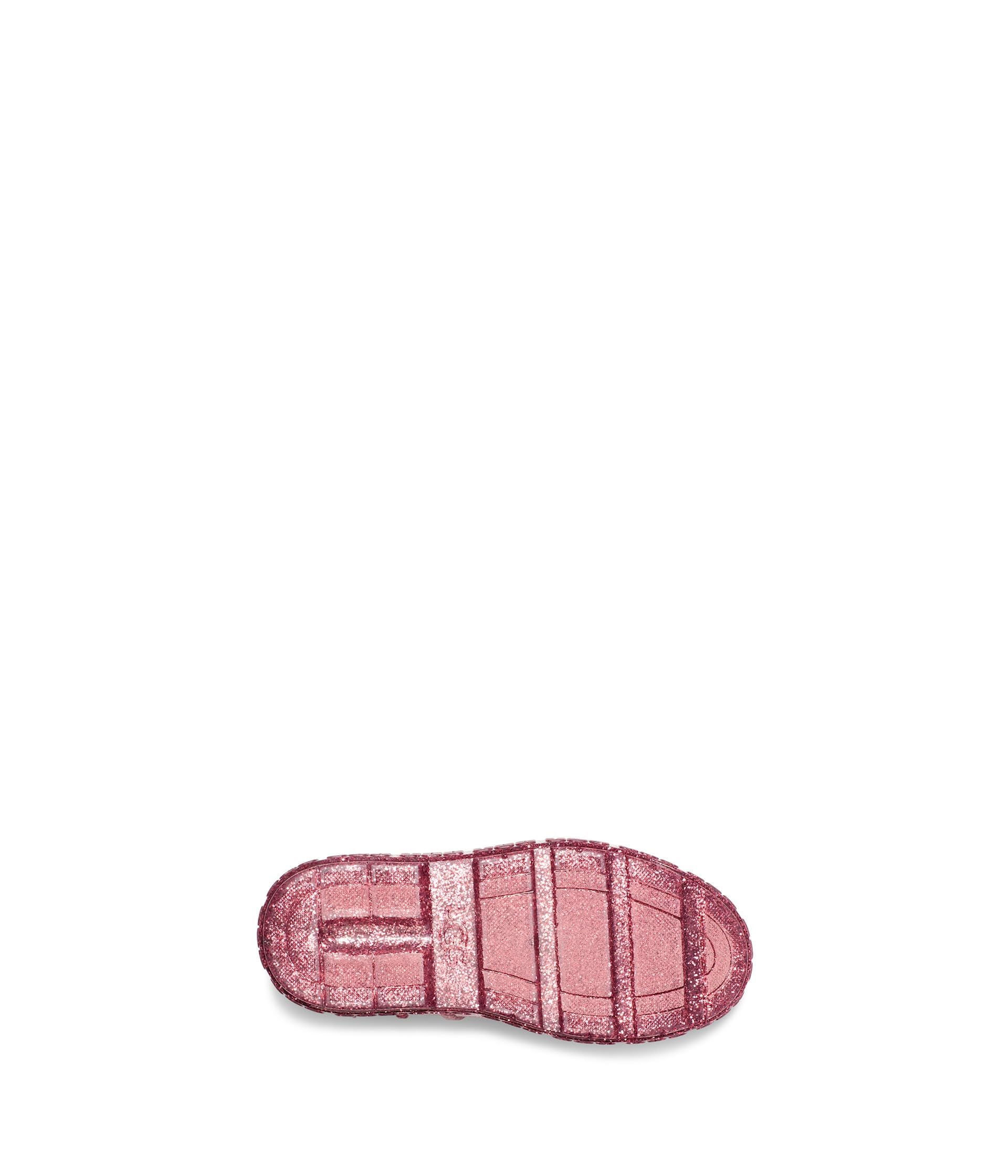 UGG Unisex-Child Drizlita Glitter Boot, Glitter Pink, 3 Little Kid