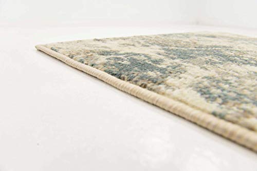 Unique Loom Tuareg Collection Vintage Distressed Traditional Area Rug, 2 ft 6 in x 10 ft, Beige/Green