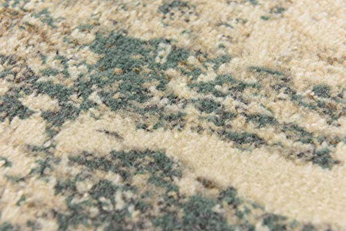 Unique Loom Tuareg Collection Vintage Distressed Traditional Area Rug, 2 ft 6 in x 10 ft, Beige/Green