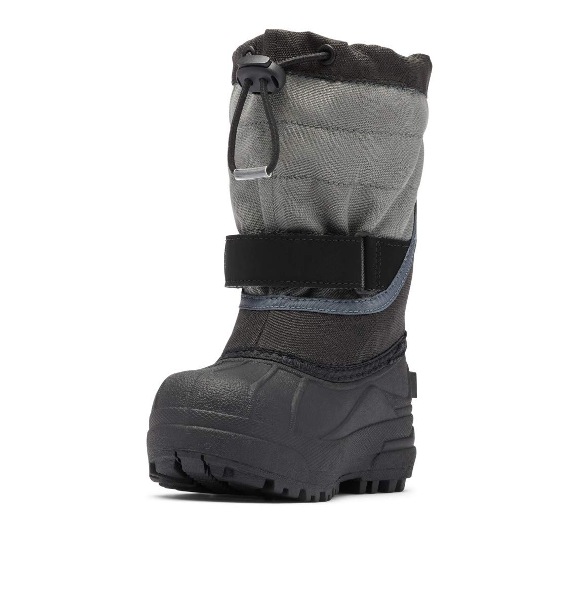 Columbia girls Powderbug Plus Ii Snow Boot, Black/Hyper Blue, 3 Big Kid US